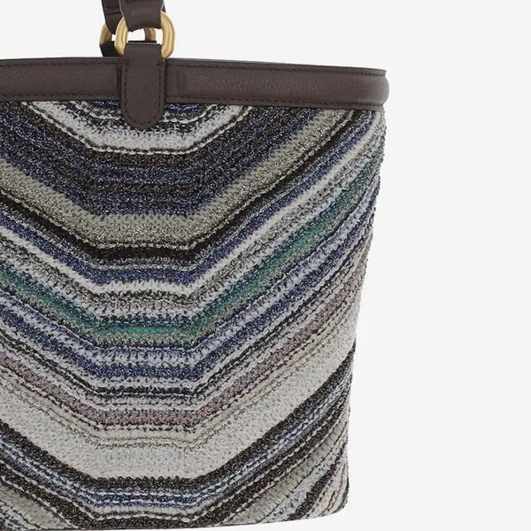 Missoni Multicolor Geometric Shoulder Bag - Red