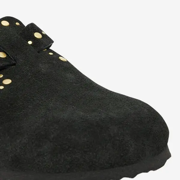 BIRKENSTOCK Boston Suede Rivets - Black