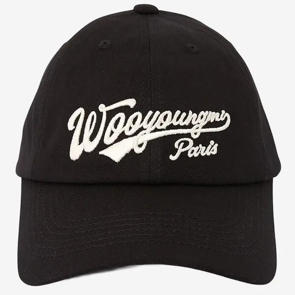 WOOYOUNGMI Cotton Baseball Cap - Black