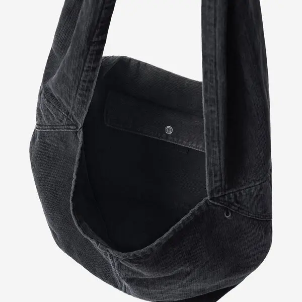 SOLID HOMME Cotton Denim Shoulder Bag