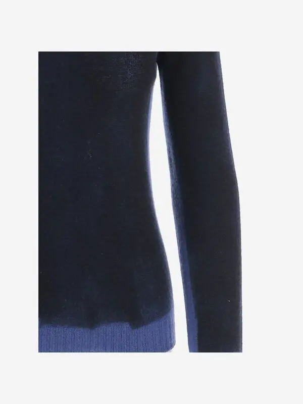 OLIVER LATTUGHI Cashmere Sweater With Gradient Effect - Blue
