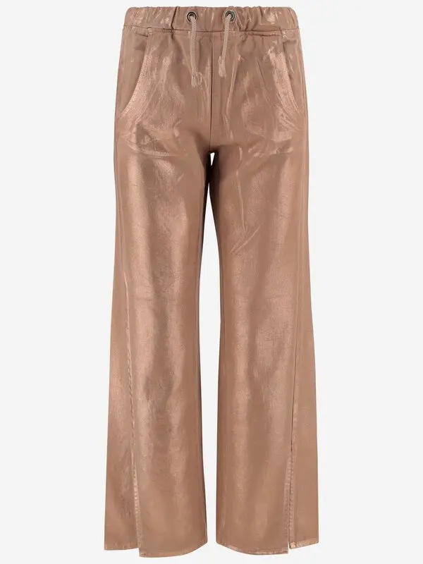 DON'T @ ME Cotton Pants With Drawstring