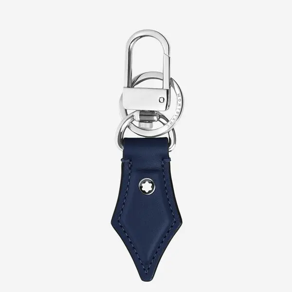 Montblanc Sartorial Leather Keyring - Blue