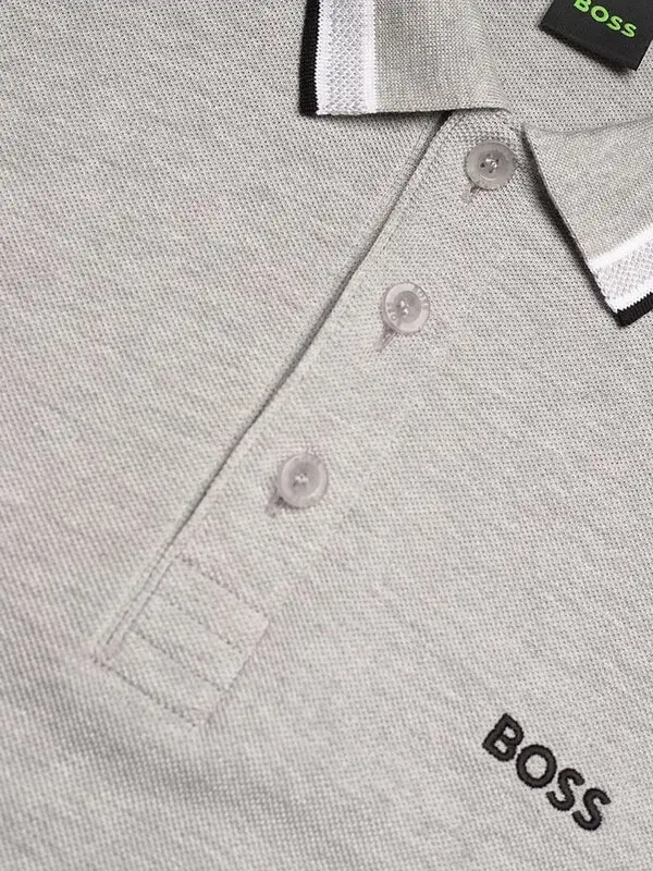 Hugo Boss Cotton Piqué Polo Shirt With Logo