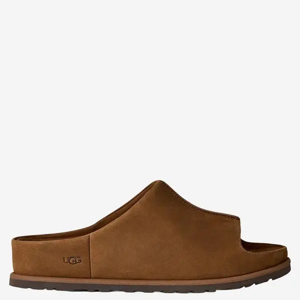 UGG Otzo Suede Slides With Logo Detail - Brown