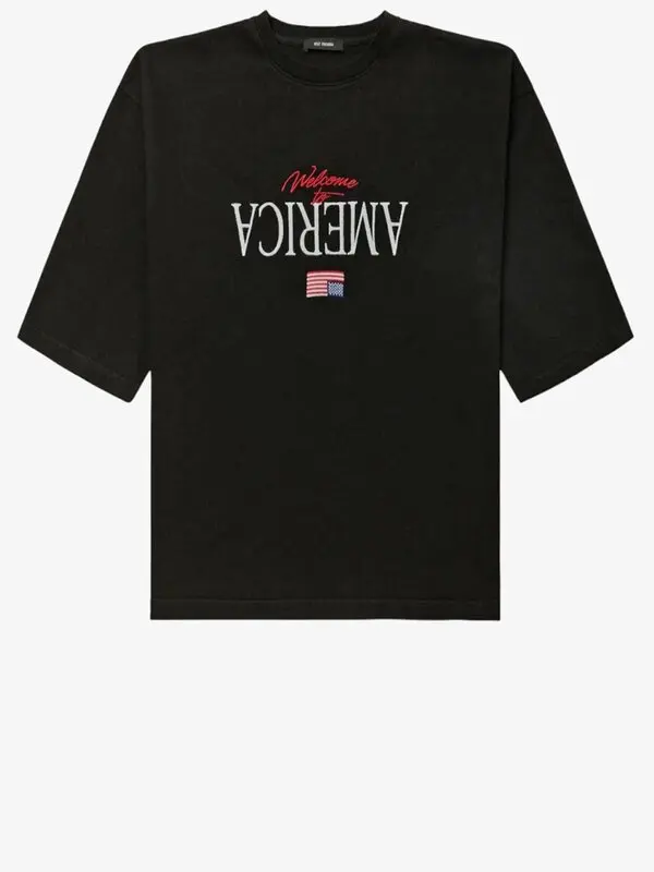 WILLY CHAVARRIA Cotton T Shirt With Front Embroidery