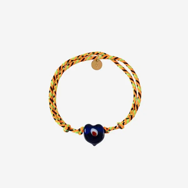 SORBET ISLAND Guardian Bracelet With Glass Bead - Red