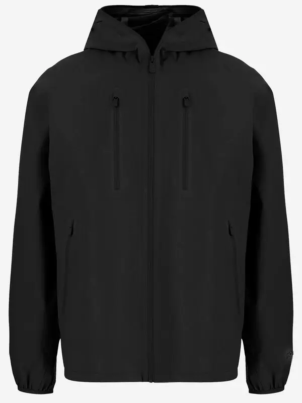 SAVE THE DUCK Zip Up Hooded Jacket - Black