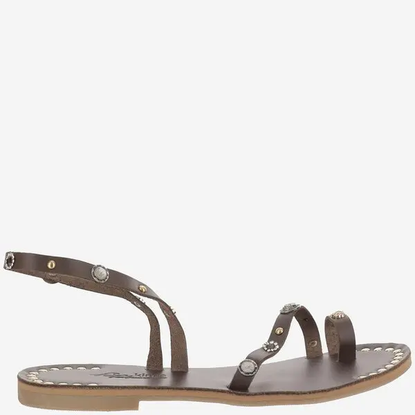 KIMA Leather Embellished Sandals