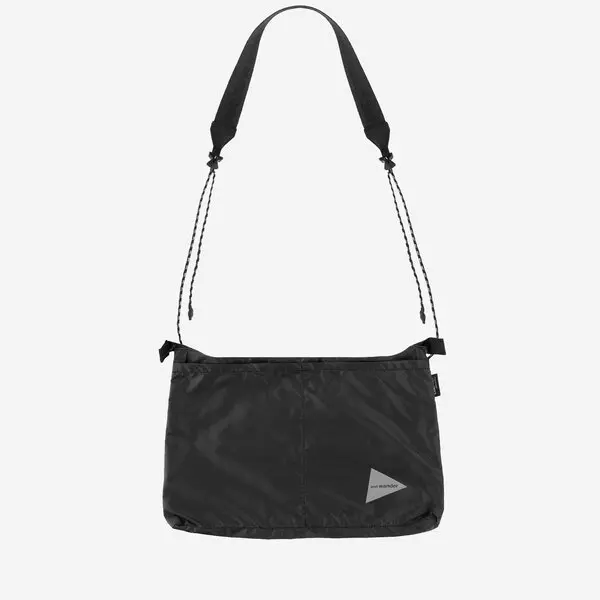 AND WANDER Sacoche Shoulder Bag - Black