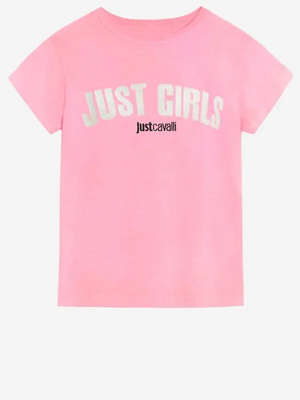 Just Cavalli Cotton T-shirt With Logo
