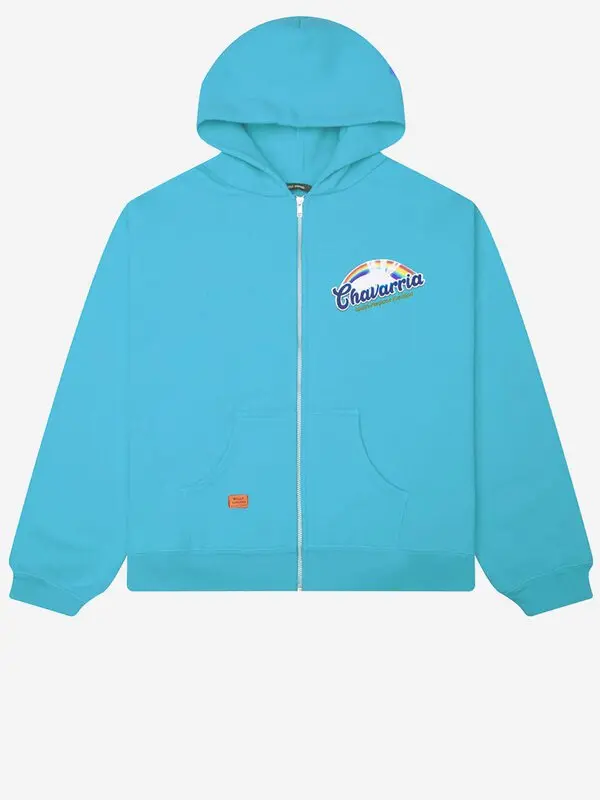 WILLY CHAVARRIA Cotton Zip-up Sweatshirt With Logo Detail