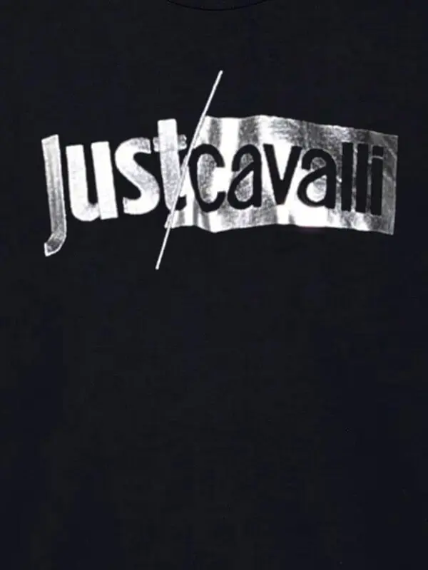 Just Cavalli Cotton T Shirt With Logo