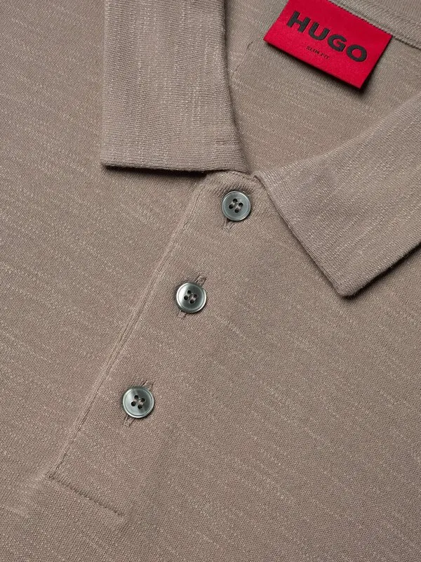 Hugo Boss Linen Blend Polo Shirt