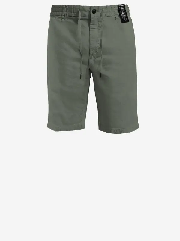 Hugo Boss Stretch Cotton Pants - Green