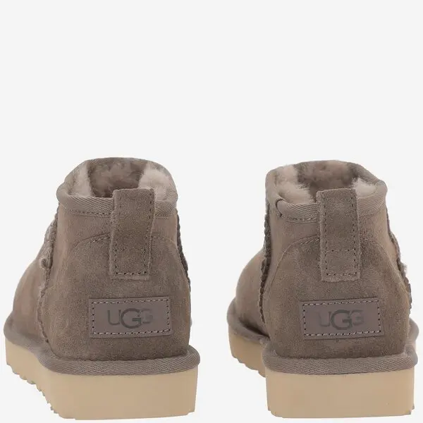 UGG Classic Ultra Mini Ankle Boots - Taupe