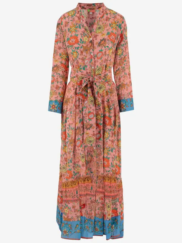 PEP'S CANNES Floral Print Cotton Dress