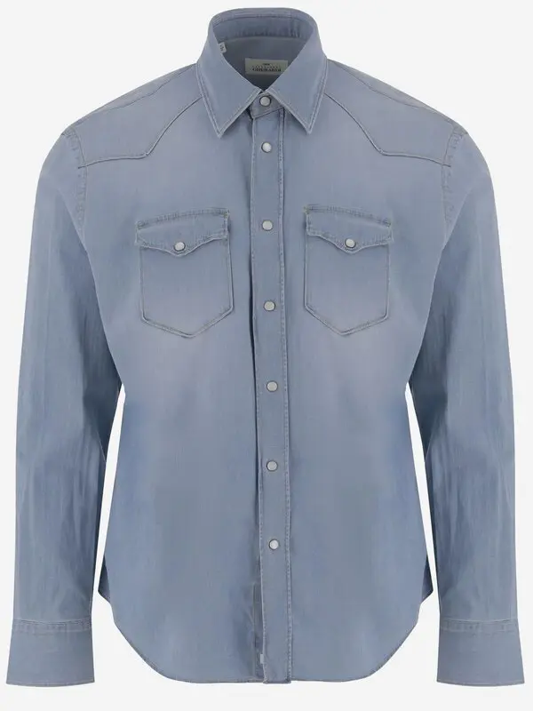 ALESSANDRO GHERARDI Stretch Cotton Shirt