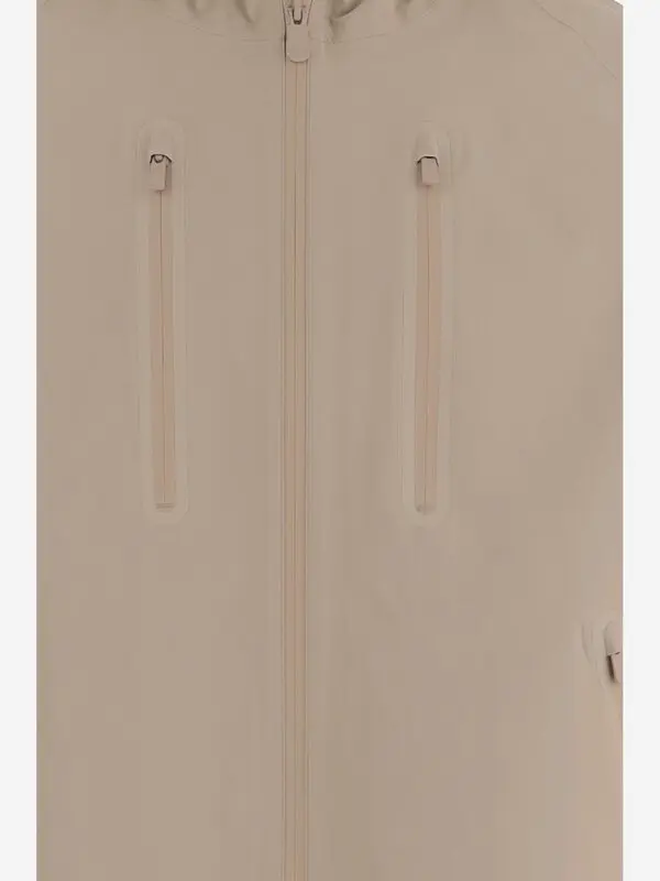 SAVE THE DUCK Nylon Hooded Jacket - Beige