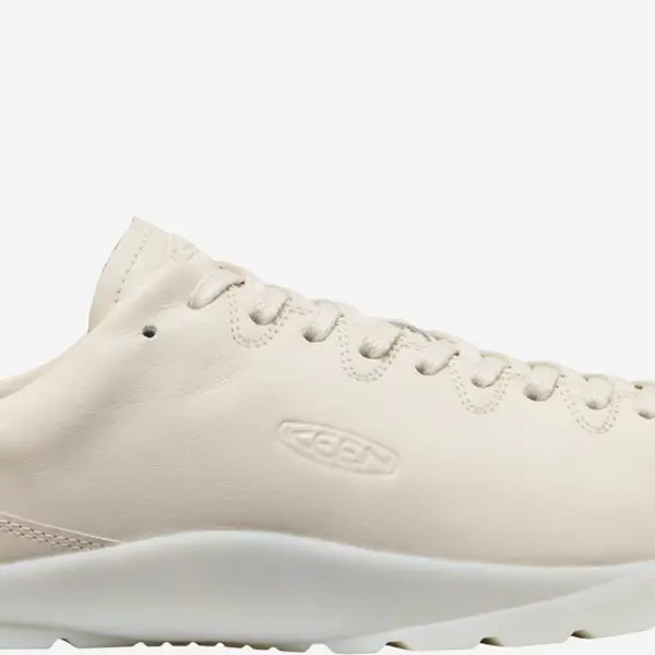 Keen Jasper Se1 Leather Lace-up Sneakers - Ivory