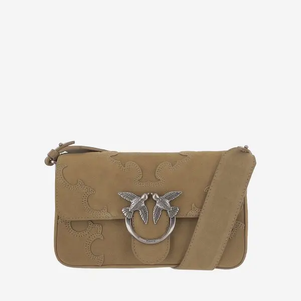 Pinko Love Bag One Slouchy Suede Bag