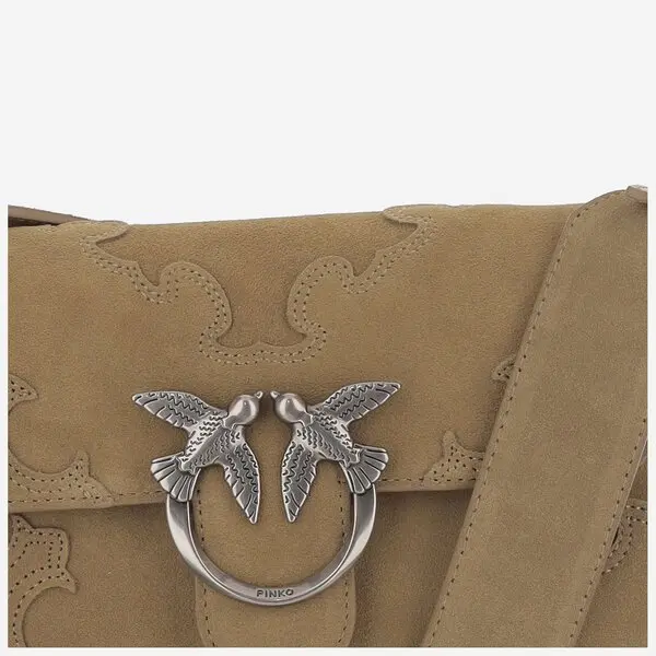 Pinko Love Bag One Slouchy Suede Bag