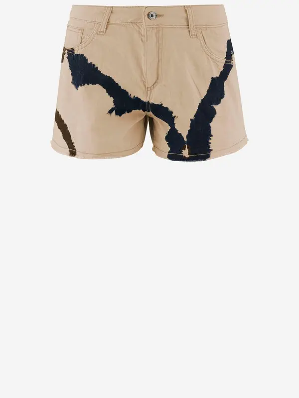 DON'T @ ME Cotton Tie-dye Shorts