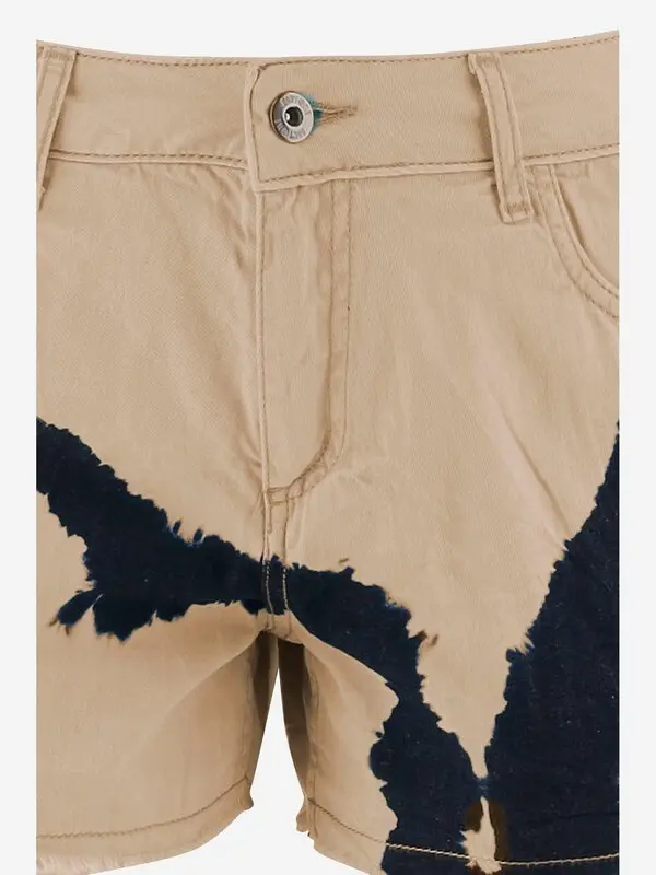 DON'T @ ME Cotton Tie-dye Shorts
