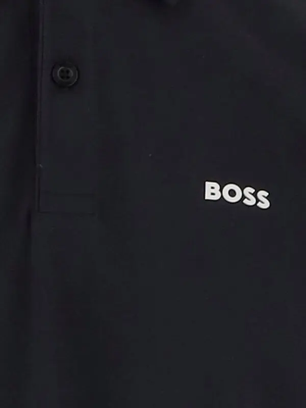 Hugo Boss Stretch Cotton Polo Shirt - Navy