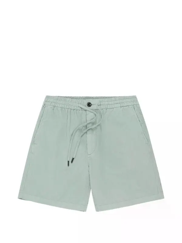 Incotex Light Cotton Corduroy Shorts - Blue