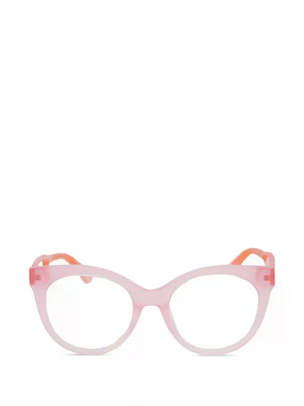 Moschino Round Frame Glasses - Pink