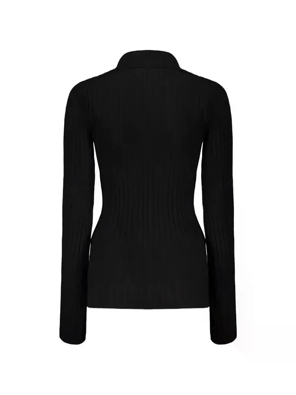 ELLERY Ribbed Knit Panelled Top