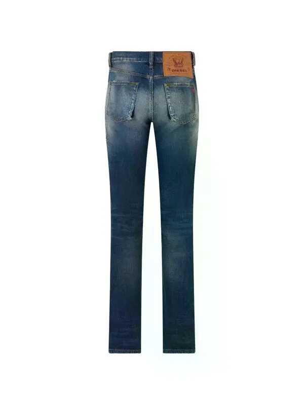 DIESEL® Straight-leg Faded Effect Jeans