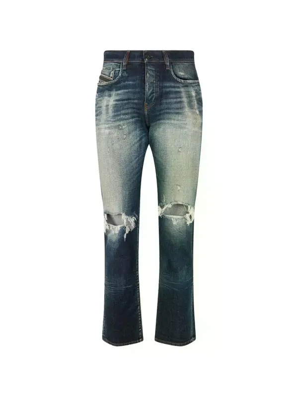 DIESEL® Distressed Faded Jeans