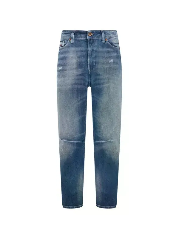 DIESEL® Faded Straight-leg Jeans