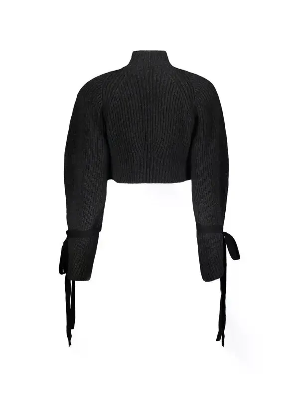 ELLERY Balloon-sleeve Cropped Sweatshirt