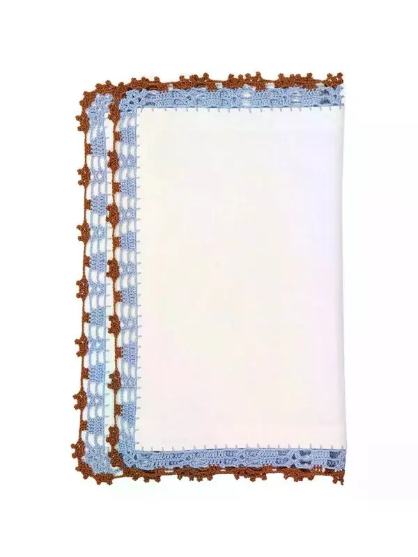 HOUSE OF CAPRICORN Leonor Hand-crocheted Placemat - White