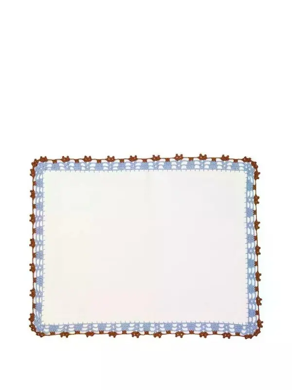 HOUSE OF CAPRICORN Leonor Hand-crocheted Placemat - White