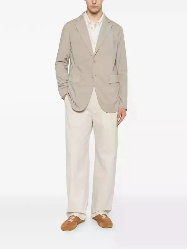 Aspesi Notch-lapel Single-breasted Blazer - Neutrals