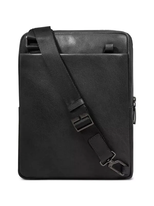 PIQUADRO Leather Messenger Bag