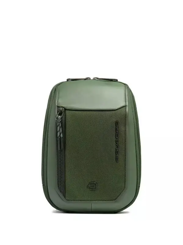 PIQUADRO Panelled Cross Body Bag - Green