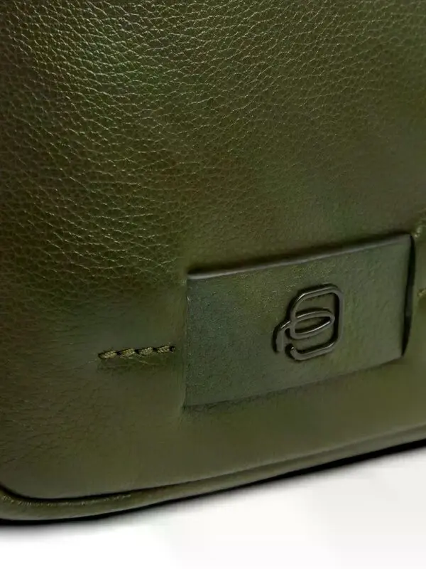 PIQUADRO Small Russel Leather Cross Body Bag