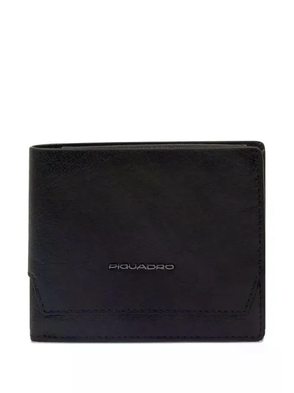 PIQUADRO Solm Leather Wallet - Black