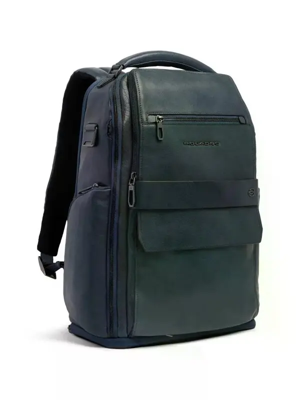 PIQUADRO Commute Leather Backpack
