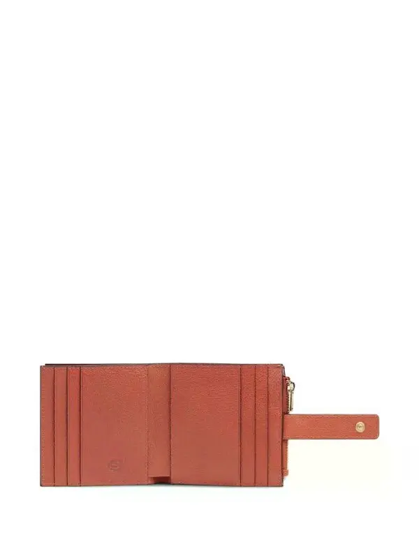 PIQUADRO Zipped Leather Cardholder