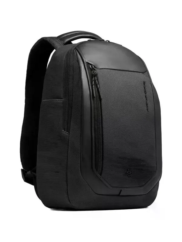 PIQUADRO Leather-panelled Backpack