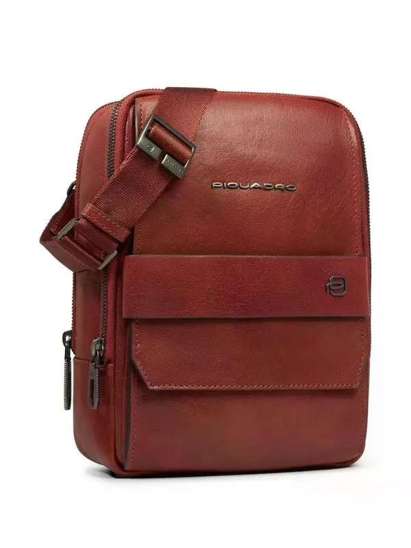 PIQUADRO Leather Messenger Bag