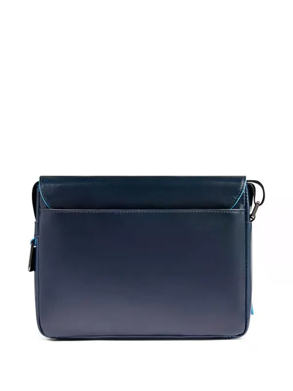 PIQUADRO Square Leather Crossbody Bag