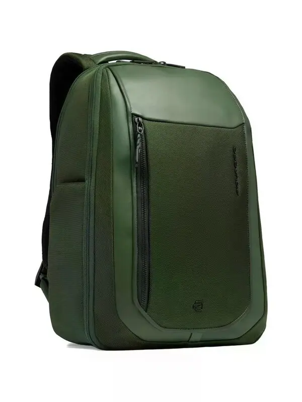 PIQUADRO Textured Laptop Backpack - Green