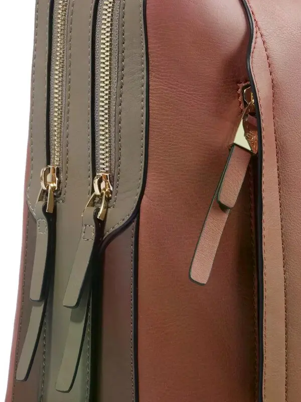PIQUADRO Leather Laptop Backpack